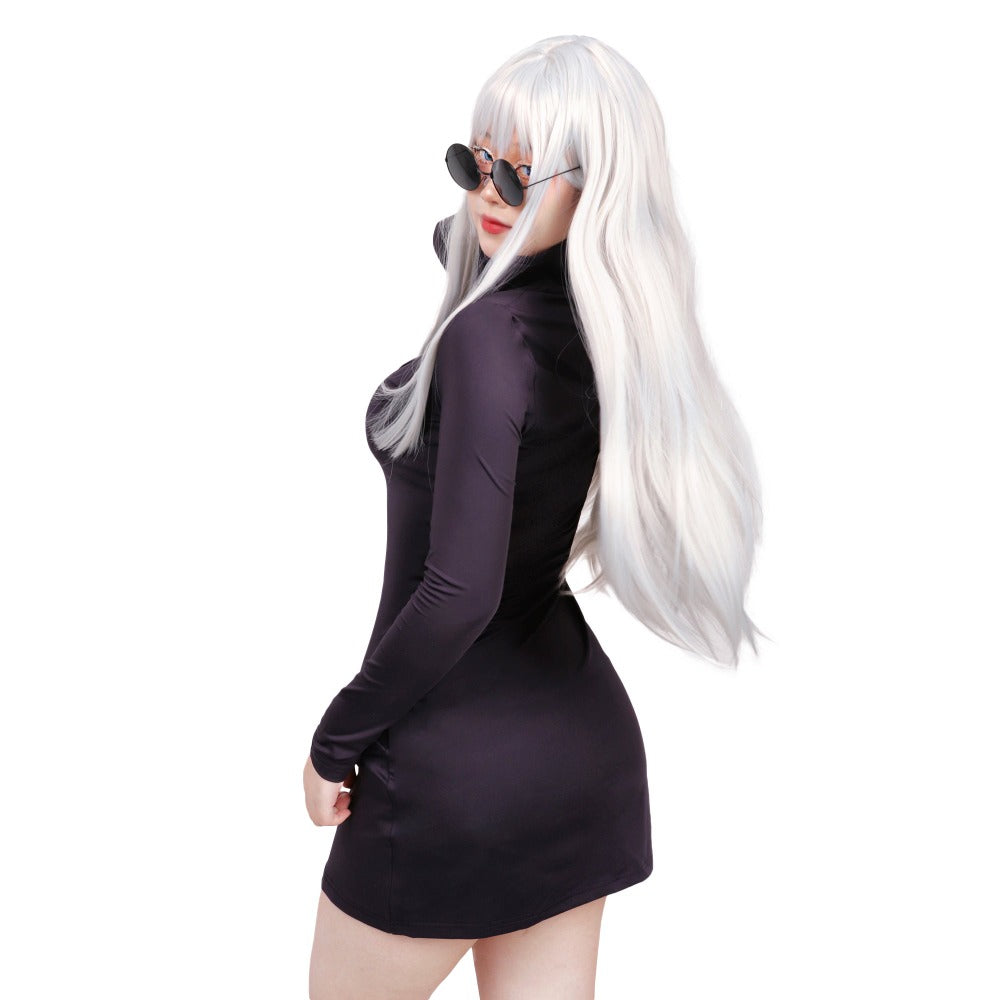 Female Gojo Satoru Cosplay Available With Bodycon Dress & Glasses – DAZCOS