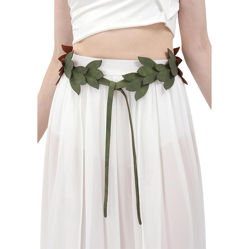 Medieval Sash Belt Leaf Belt Faux Leather Renaissance Fairy Style Wais ...