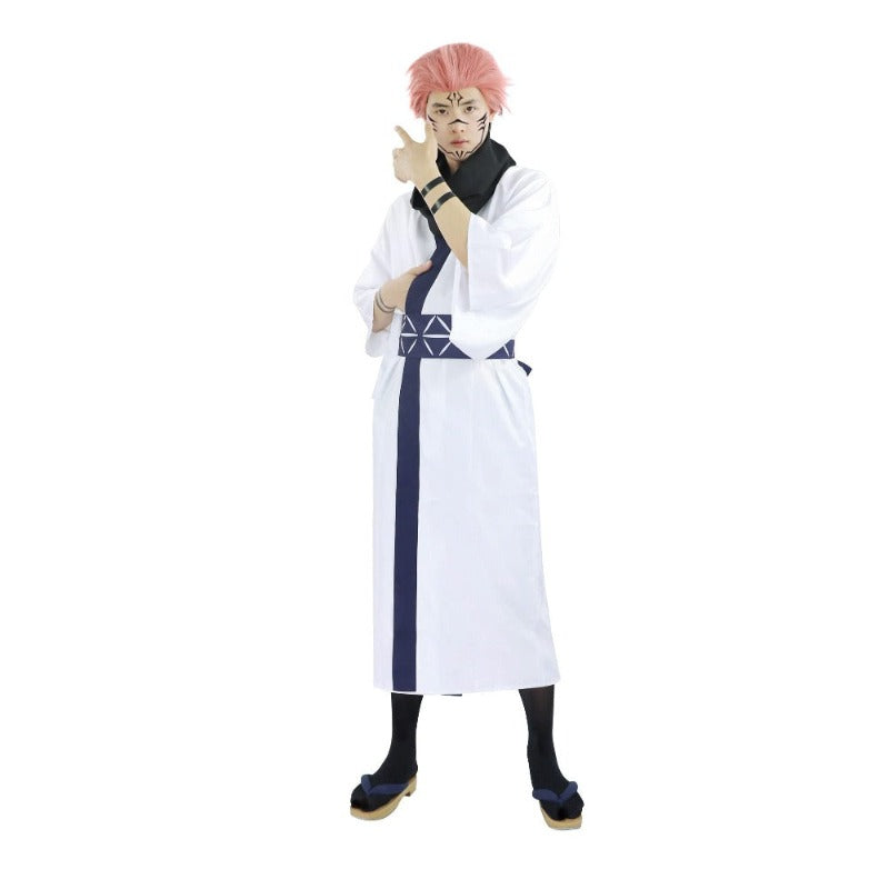 Buy US Size Ryomen Sukuna Costume Kimono Outfit | Dazcos – DAZCOS